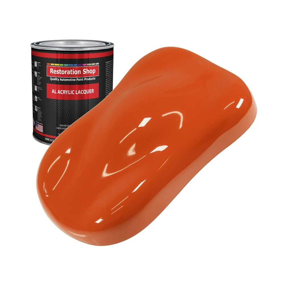 Restoration Shop - Hugger Orange Acrylic Lacquer Auto Paint - Quart ...