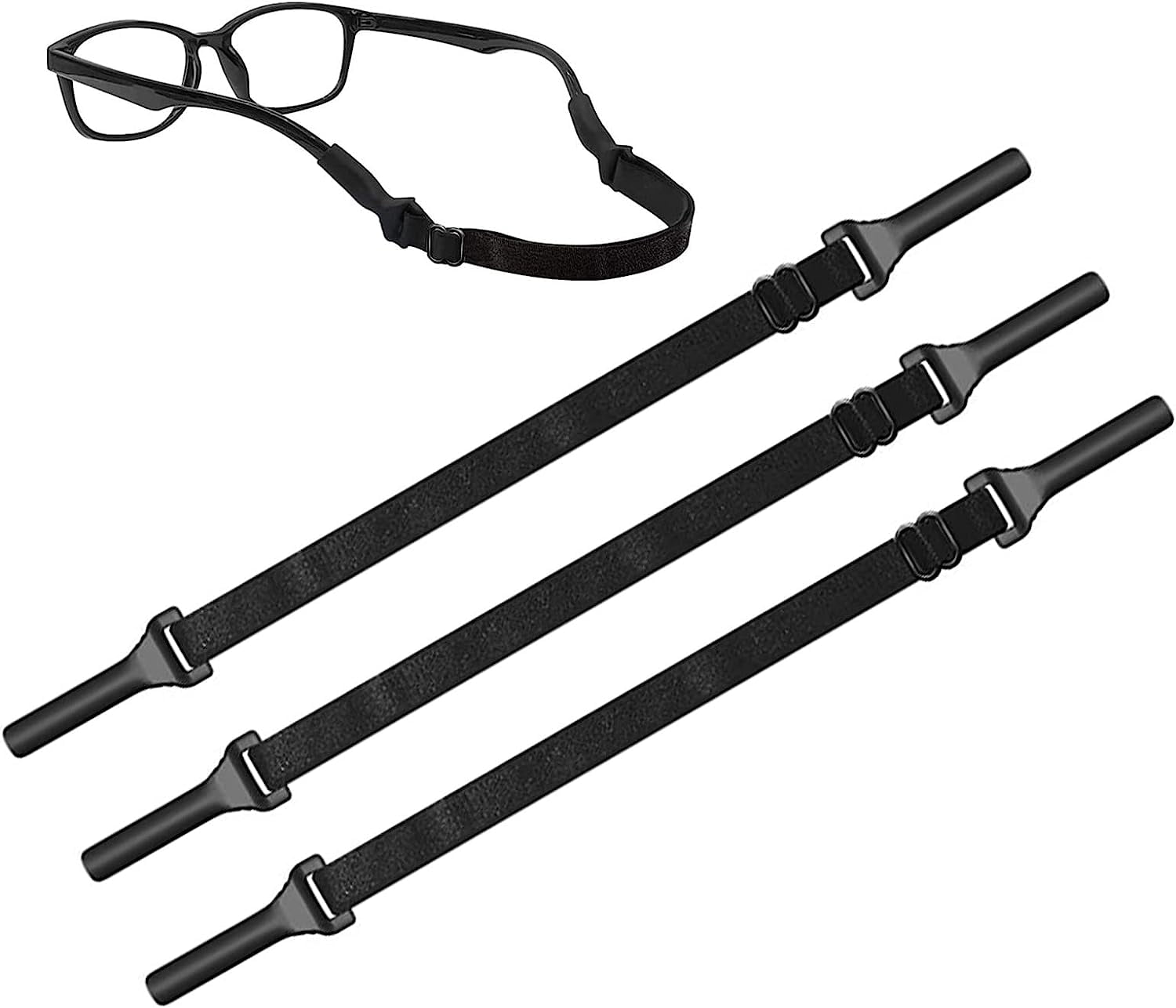 Glasses Strap, Adjustable No Tail Eyeglass Straps, Comfortable Eyewear ...