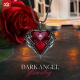 CDE Angel Wing Heart Pendant Necklace, Perfect Gift for Wife, Mom ...
