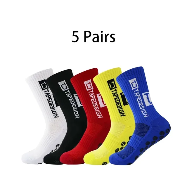 Click here for Lngoor 5 Pairs New Mid-Barrel Football Socks Anti-... prices