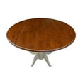 42" Round Dual Drop Leaf Ped Table - Walmart.com