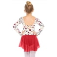 Grblisyd Girls Dresses Cute Cartoon Print Long Sleeve Ballet Leotards ...
