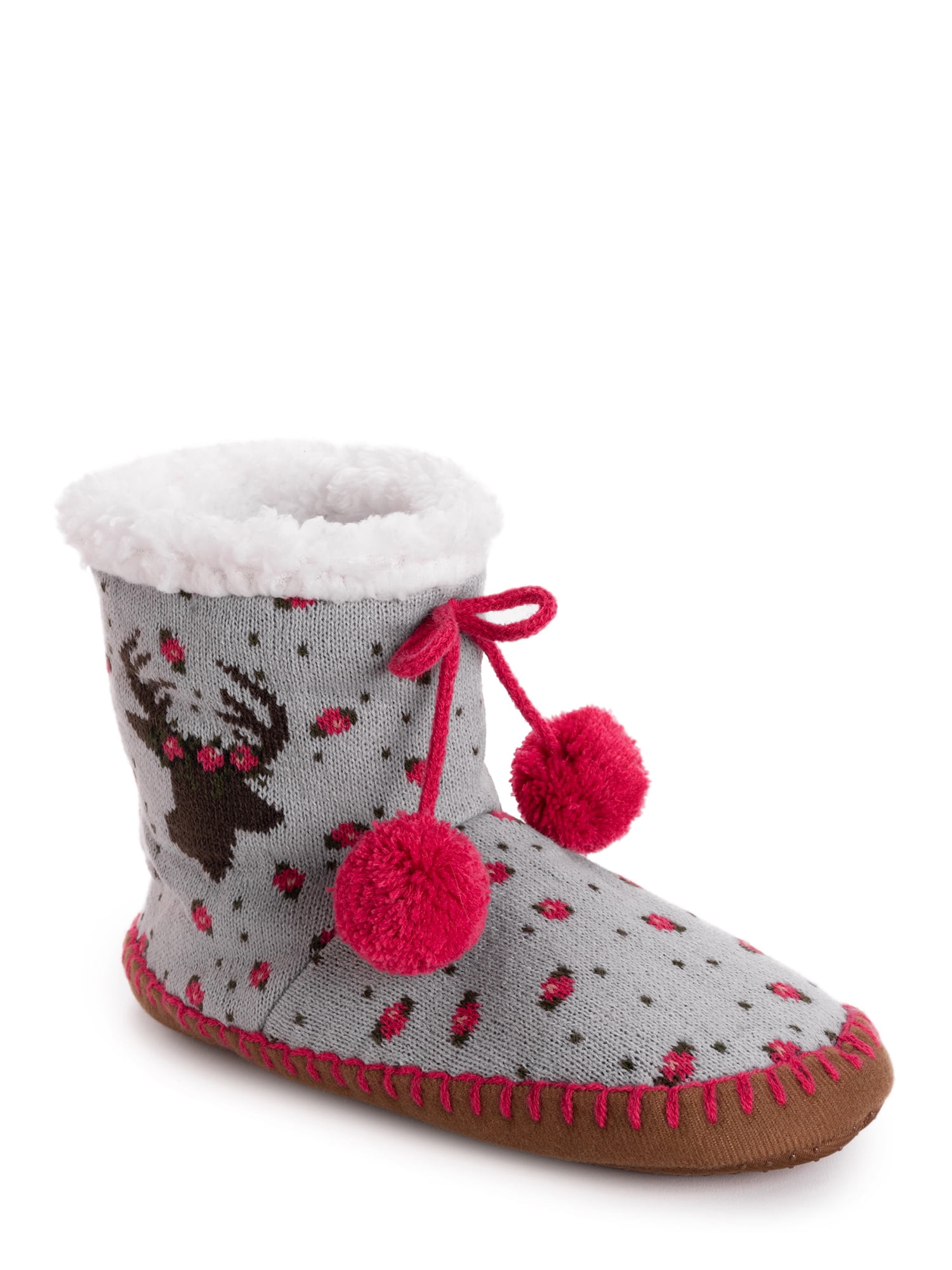 Muk Luks - MUK LUKS Women's Bootie Slippers - Walmart.com - Walmart.com