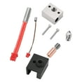 3d Printer Hotend Kit Bimetal Heating Block Throat Tube Heater Nozzle