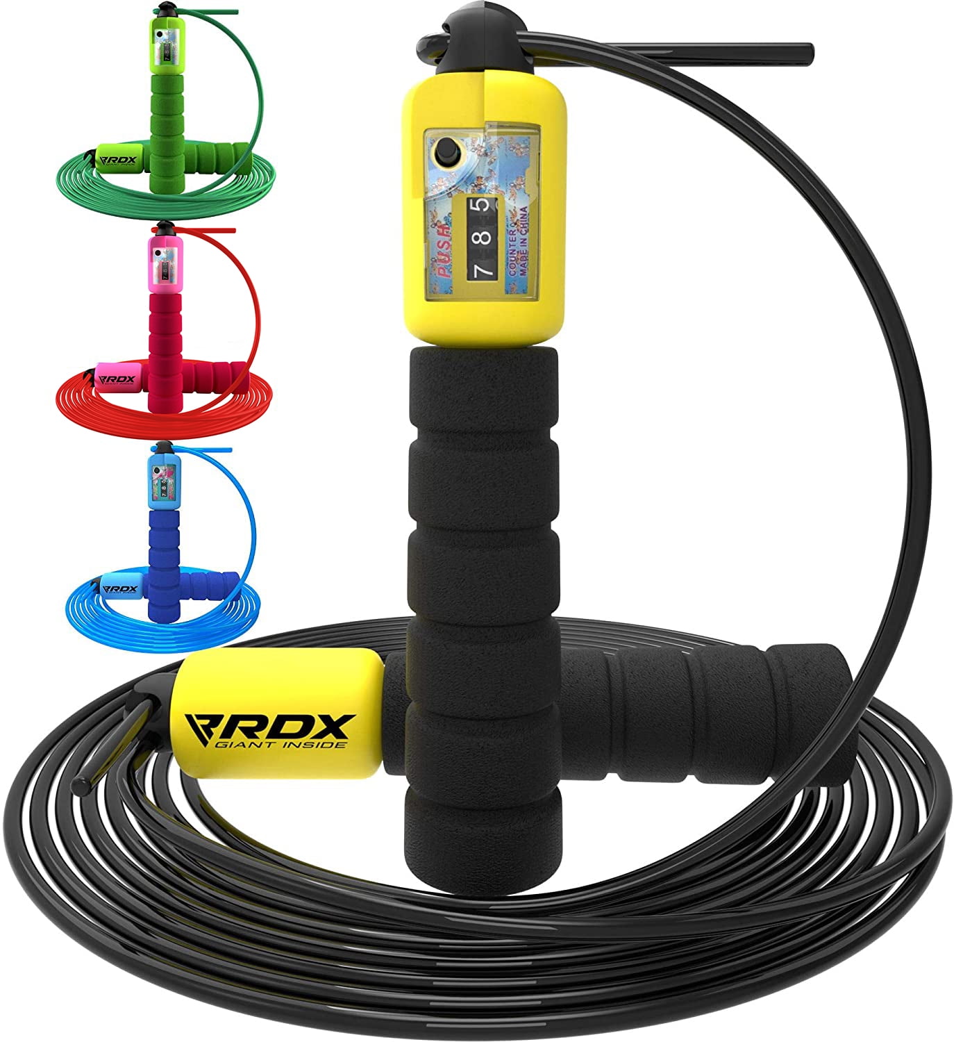 RDX Skipping Rope for Kids with Automatic Counter, 10.3FT Adjustable ...