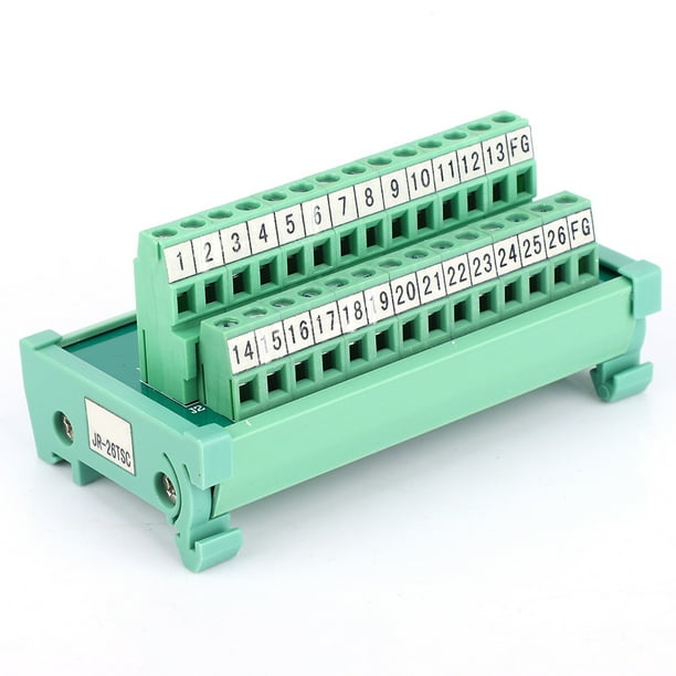 PLC Breakout Board,SCSI 26P PLC Breakout DIN Rail Mount Interface ...