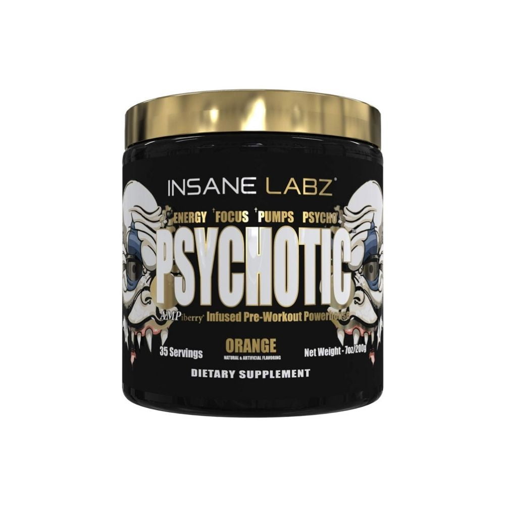 Pre Entreno Insane Labz Psychotic Gold 35 Servicios Orange | Walmart en línea