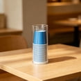 Acrylic Disposable Paper Cup Storage Box Cotton Organizer Mouthwash Cup ...