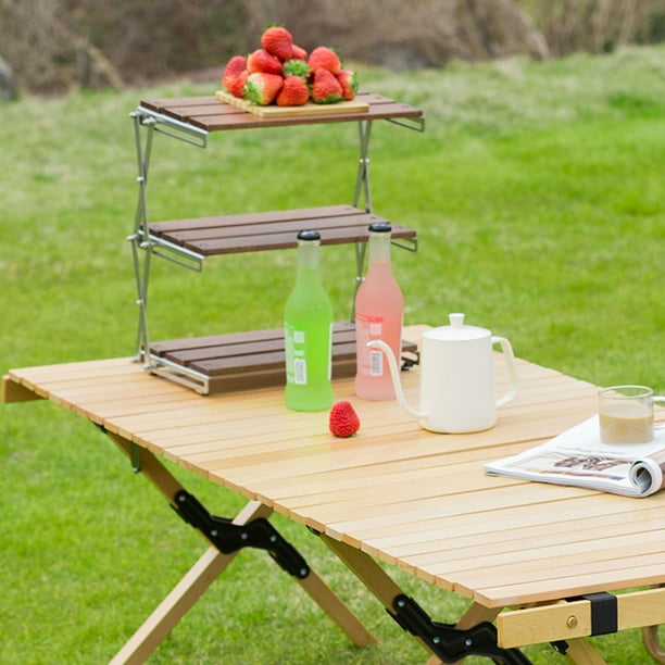 Folding Tier Shelves,3 Tier Wood Shelving Tier Wood Shelving Tier Plant ...