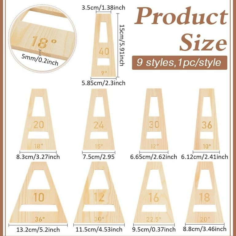 Wedge A Segmented Bowl Angle Wedge For Woodwork Wedgie Sled 15 18 20 22 ...