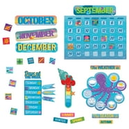 Eureka Peanuts Classroom Decorations: Snoopy Themed Calendar Bulletin ...