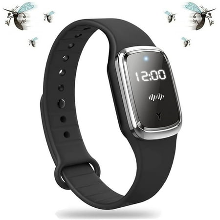 SHTUUYINGG Ultrasonic Mosquito Repellent Bracelet, Smart Insect ...