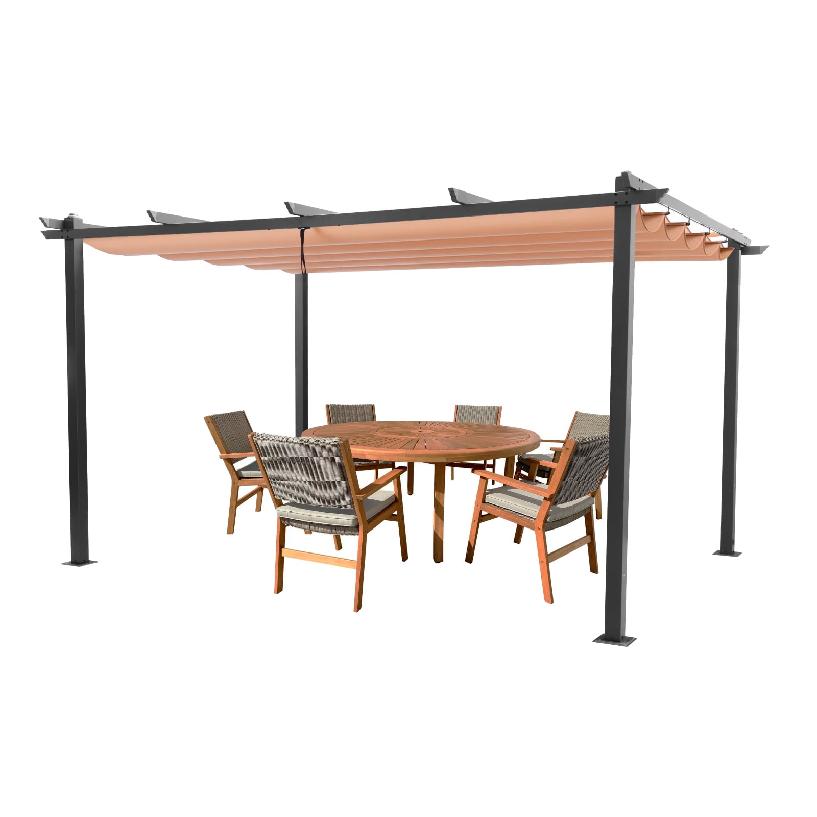Toldo Pergola Onof Carpa Exterior Retractil Proteccion Uv | Walmart en ...