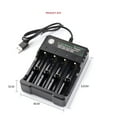 GJX 2026 New Smart Battery Charger,4 Slot for Rechargeable Batteries ...