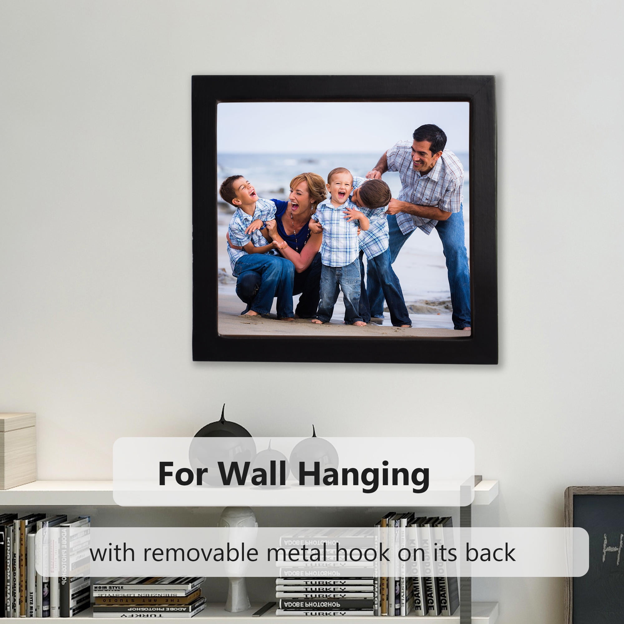 13 Inch Square Poster Frames Home Decor Photo Frame Black