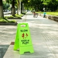 Juztec Slow Children at Play Safety Signs for Street Yard Caution Sign ...
