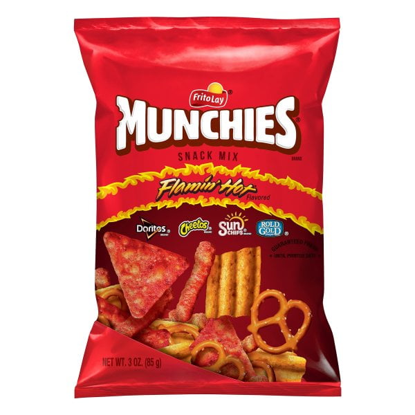 Munchies Flamin Hot Snack Mix 3 Oz Bag