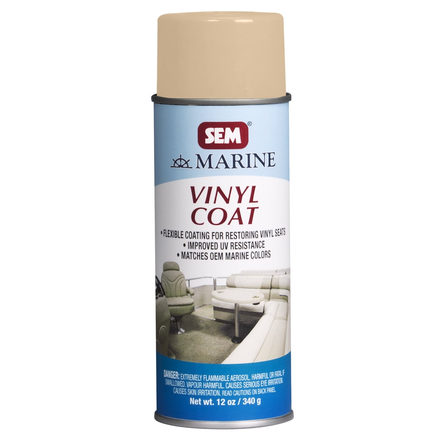 SEM Vinyl Coat Beige 12 oz #730535 - Walmart.com