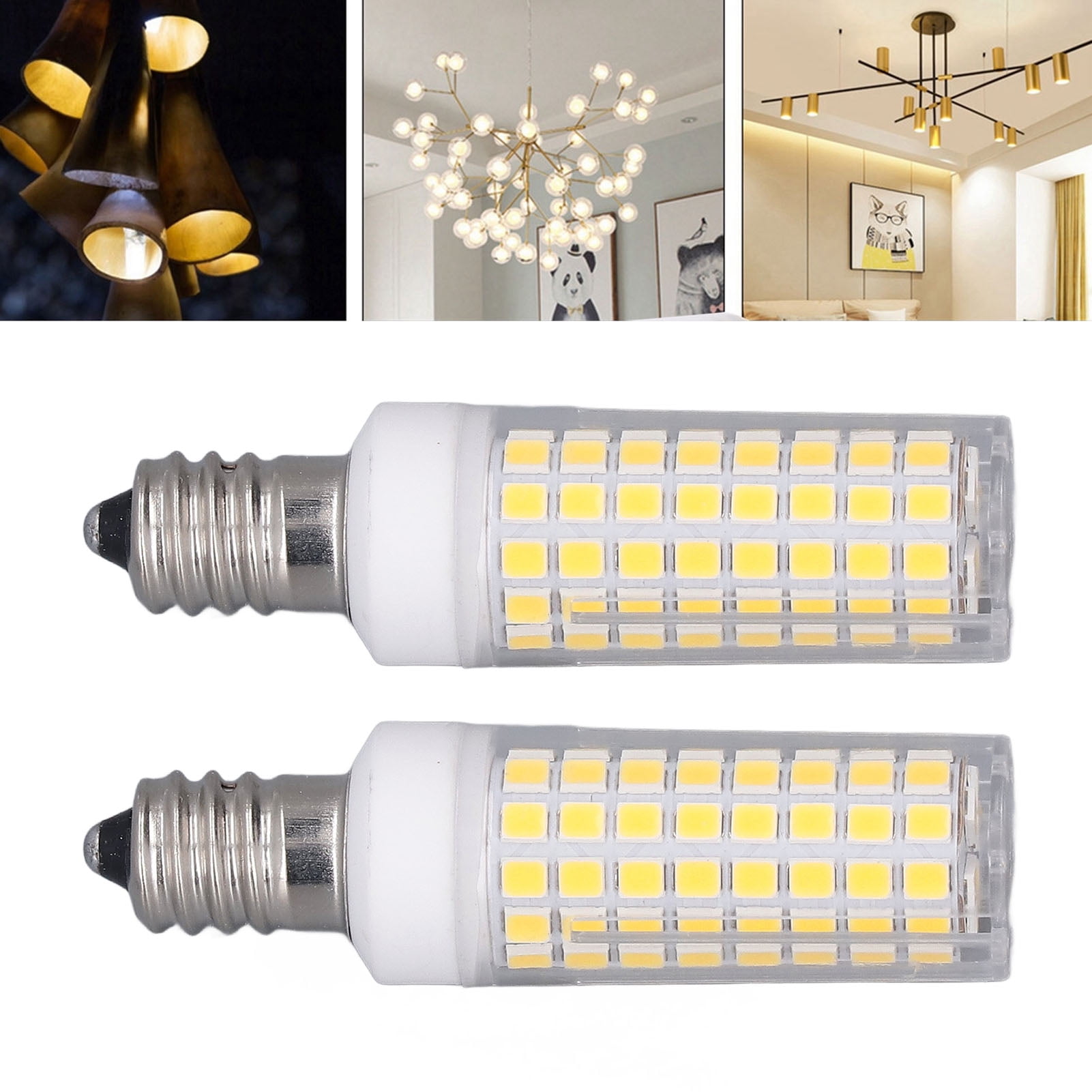 Bombilla LED E12 CA ahorro de energía 100 al bulbo del maíz de la luz ...