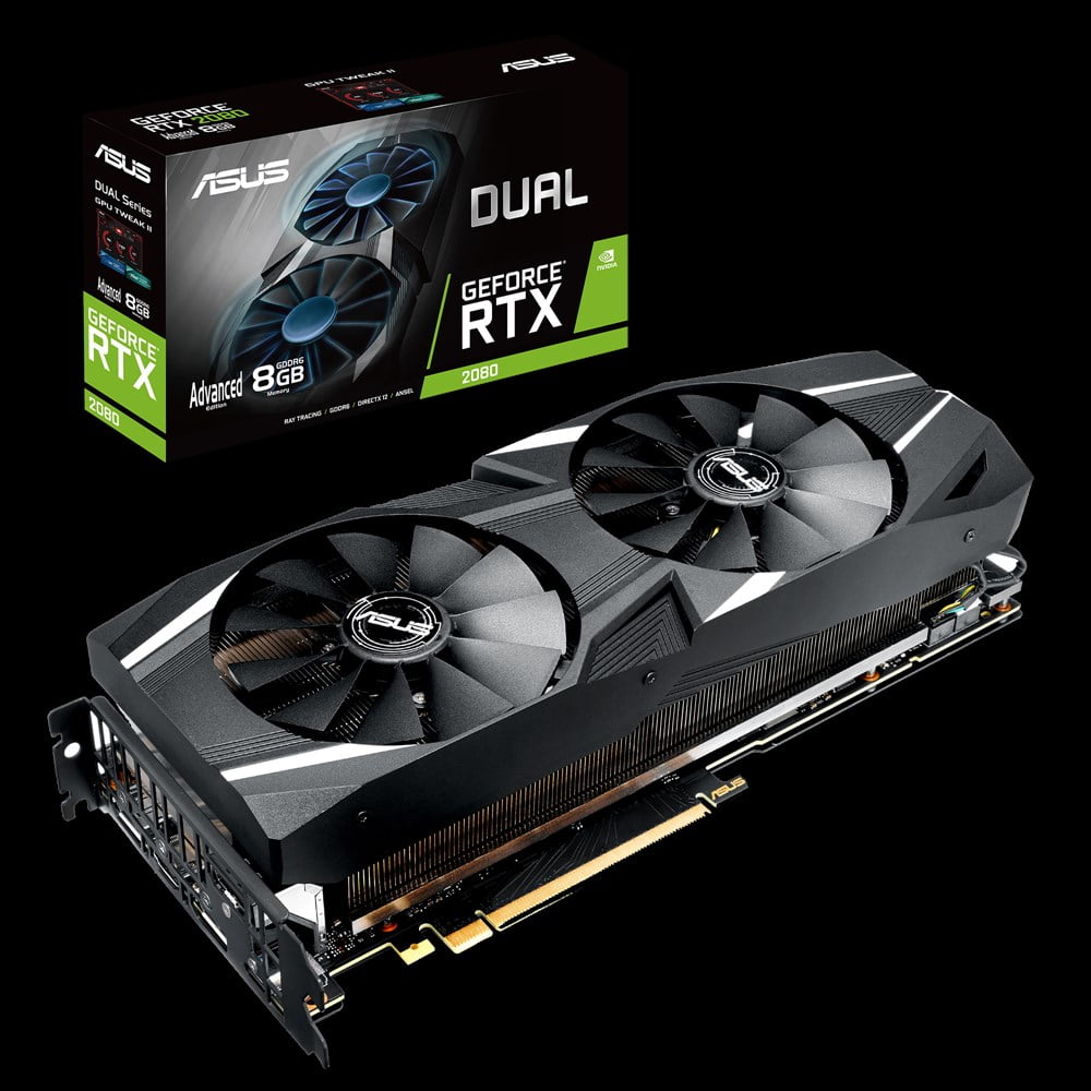 ASUS GeForce RTX 2080 Advanced Overclocked 8G Graphics Card (DUAL-RTX ...