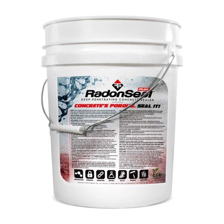 RadonSeal Plus Outdoor/Indoor Concrete Clear Protectant Sealer, 5 ...
