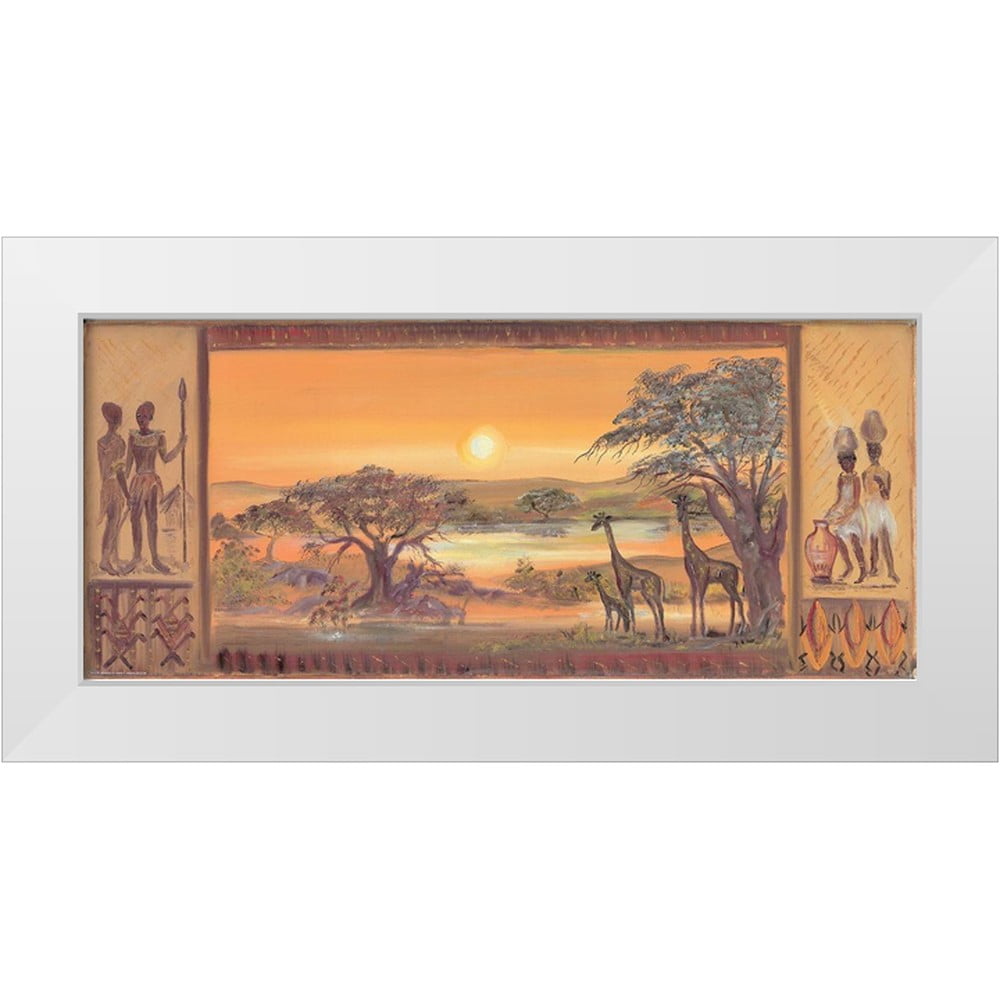 Nyvltova, Dagmar 18x10 White Modern Wood Framed Museum Art Print Titled ...