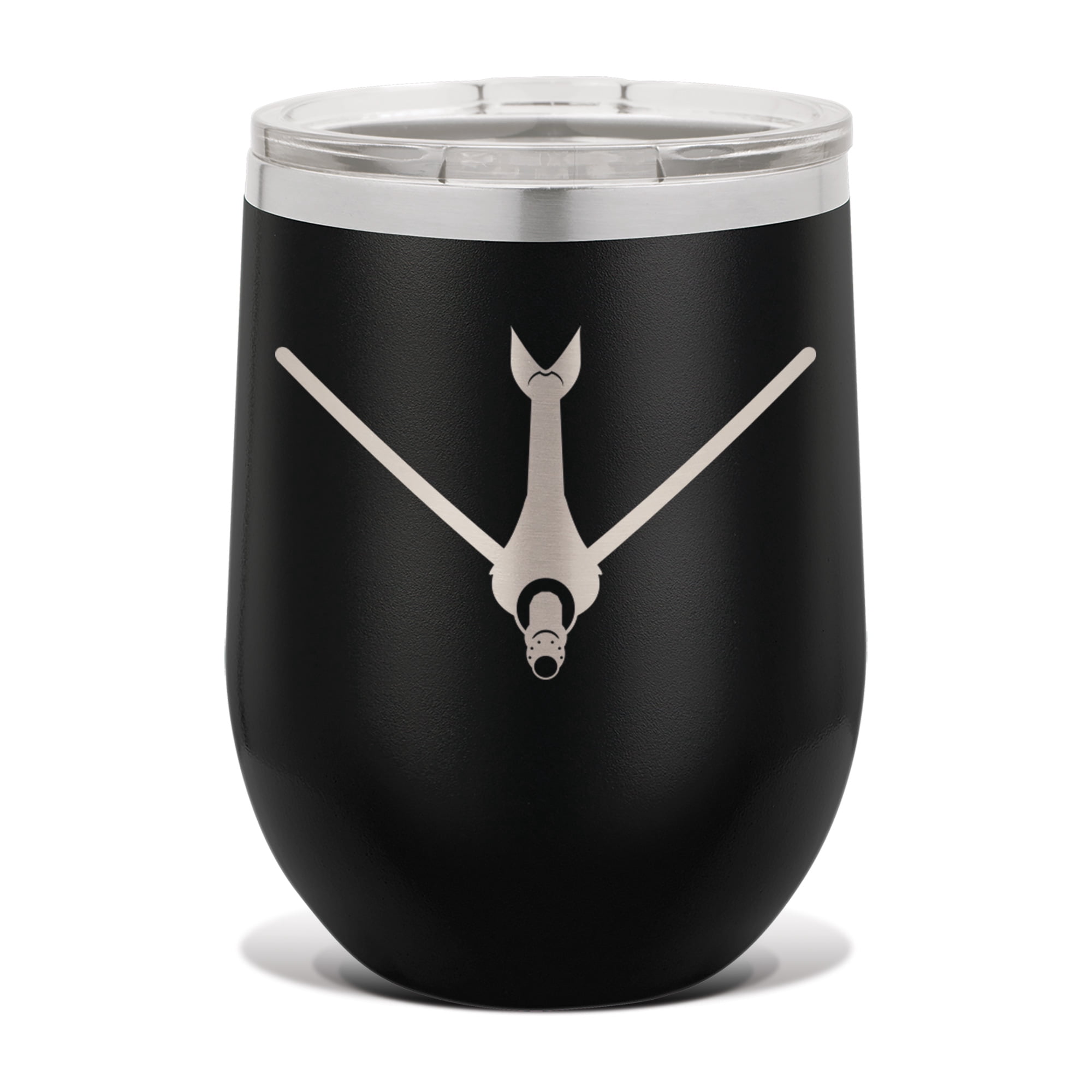 Boom Pod KC-130 / KC-135 Boom Pod Wine Tumbler 12 oz - Laser Engraved ...