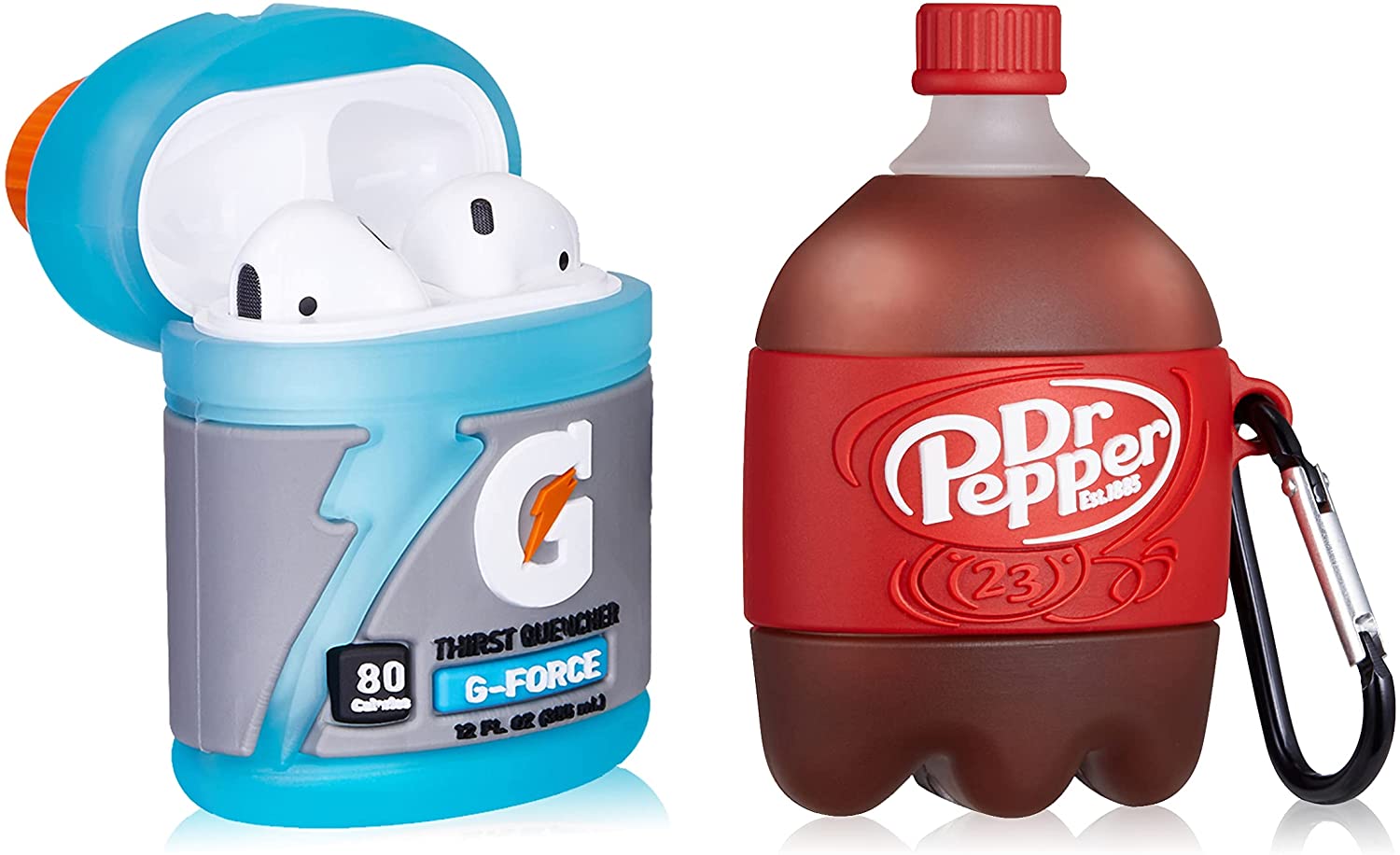 2 Pack for Airpod 1/2 Case Cute Cartoon 3D Unique Silicone Cover Funny ...