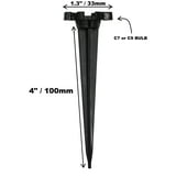 Projectpak Lawn Stake for Outdoor C7 & C9 String Lights, 4.5'' Tall ...