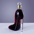 Unique 750 ML High Heel Stiletto Whiskey Decanter, Hand-Blown Lead-Free ...