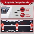 RayChee 42" Foosball Coffee Table, Soccer Game Table with Tempered ...