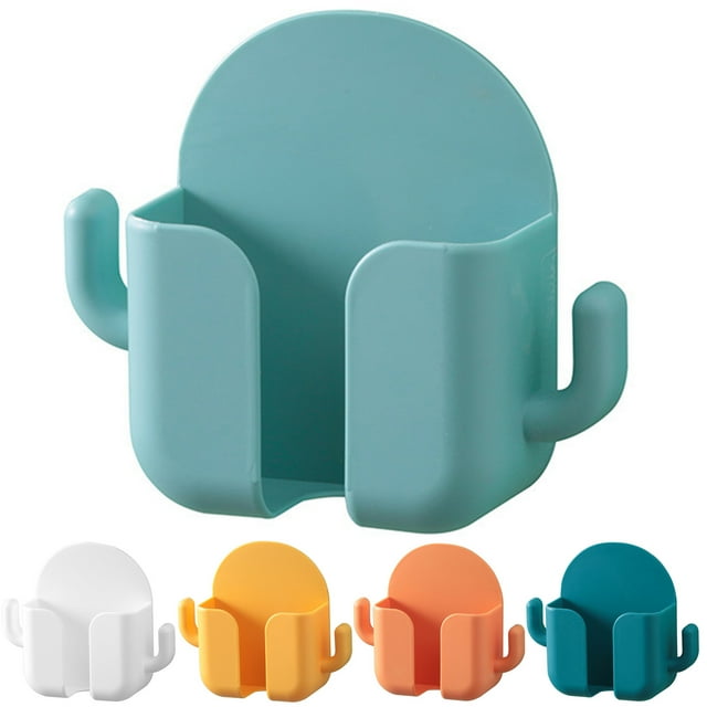 Visland Wall Mount Phone Holder Self-Adhesive Wall Beside Organizer ...