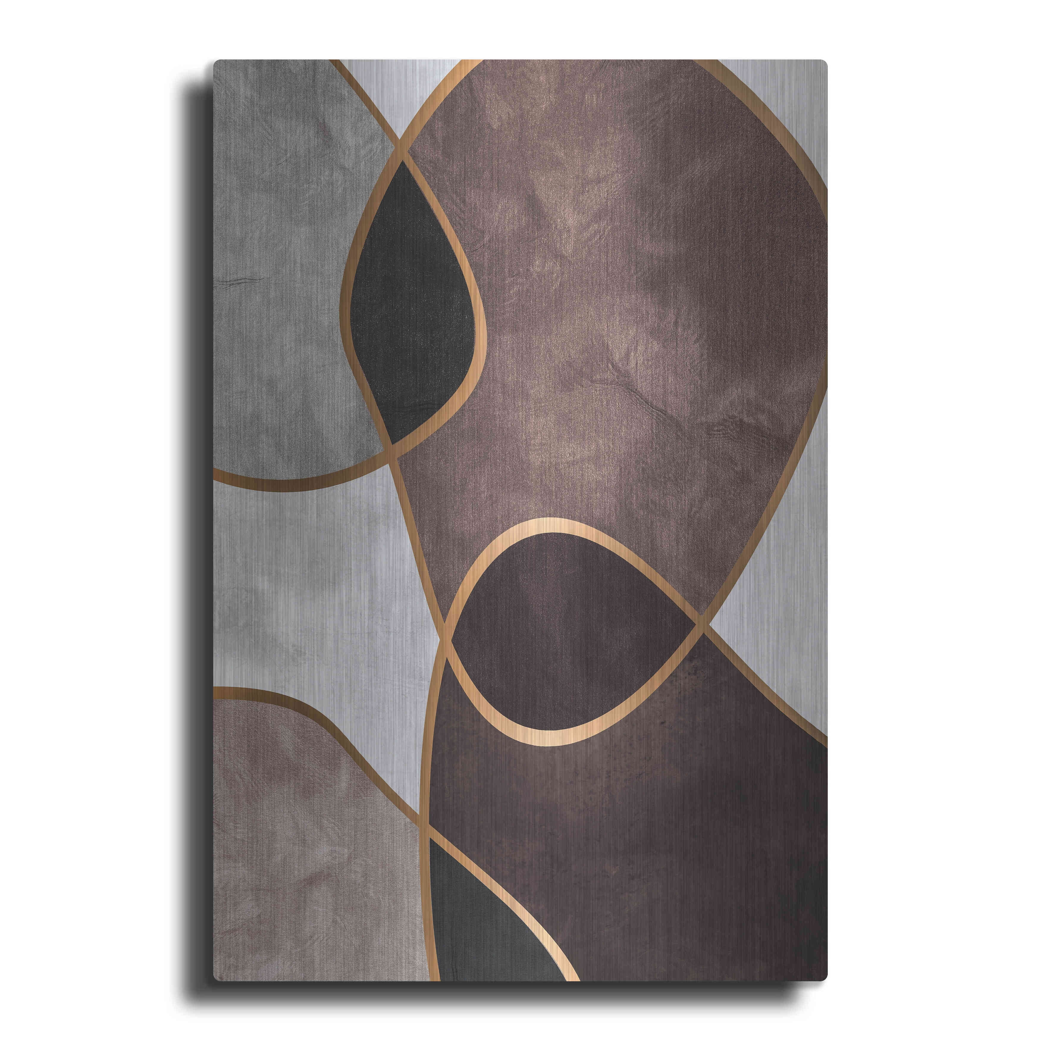 Luxe Metal Art 'Velvet Shapes 3' by Design Fabrikken, Metal Wall Art ... Luxe Metal Art 'Velvet Shapes 3' by Design Fabrikken, Metal Wall Art ...