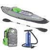 Sevylor Quikpak K1 1-Person Inflatable Kayak, Easy Setup, Rugged PVC ...