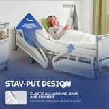White Classic Fitted Hospital Bed Sheets, Soft Jersey Knitted T-Shirt ...