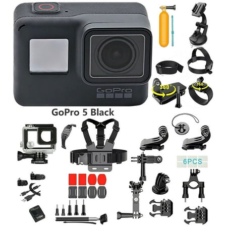 GoPro HERO 5 Black Edition 4K Action Sport Camera CHDHX-501 With 35-in ...