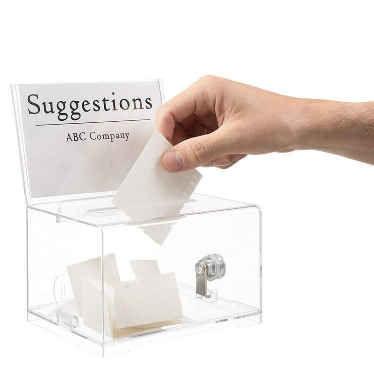 Acrylic Suggestion Box