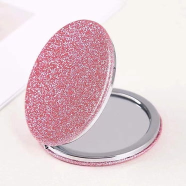Small Mirror Round Makeup Mirror Folding Mini Pocket Mirror for Handbag ...