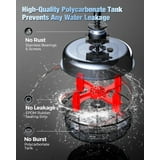 UPGO Fitness Water Rower - Exercise Machine, 350 LB Home Use, LCD ...