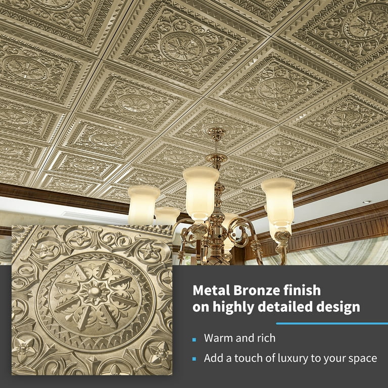 Tin Drop Ceiling Tiles | Shelly Lighting