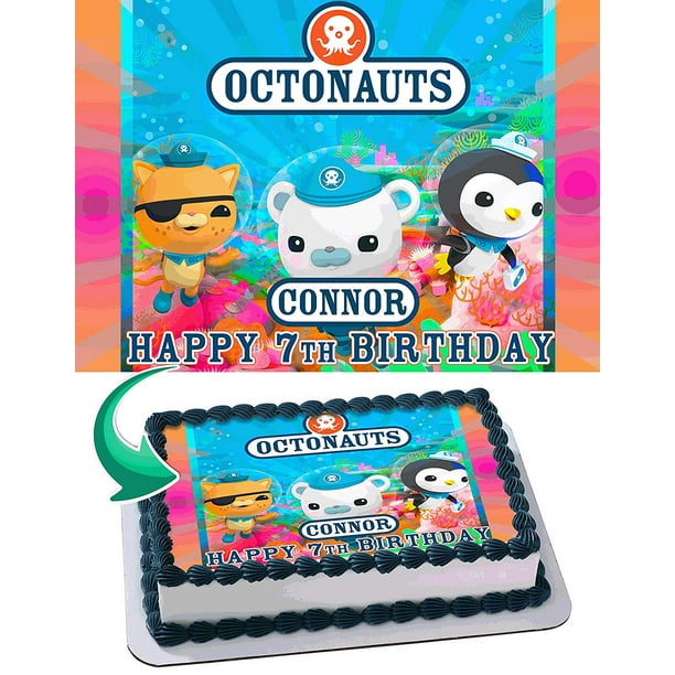 The Octonauts Edible Cake Image Topper Personalized Picture 1/4 Sheet ...