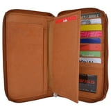 DOUBLE ZIPPER LADIES WALLET - Walmart.com
