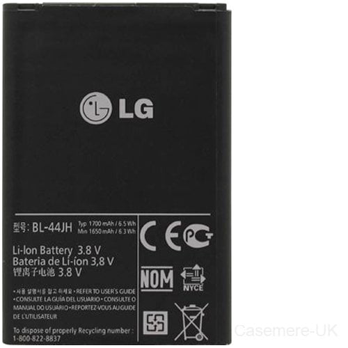 LG BL-44JH GENUINE OEM 3.8v Li-ion Cell Phone Battery EAC61839006LLL ...