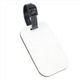 100PCS Sublimation Blank Luggage Tags White Blank Travel Bag Baggage ...