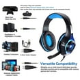 BlueFire Stereo Gaming Headset with Mic for PS4, PS5, Xbox, LED Lights, Over-Ear for PC, Laptop ...