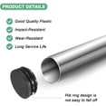 20-Pack Round Plastic Hole Plugs, 1.57" (40mm) Tubing End Caps for ...