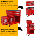 8-Drawer Tool Chest High Capacity Rolling Tool Chest with Wheels and Drawers Rolling Tool Box ...