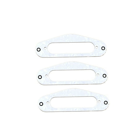 Unatoiry 3Pcs Pickup Plate Mounting Ring PVC Vintage T-Style Pickups ...