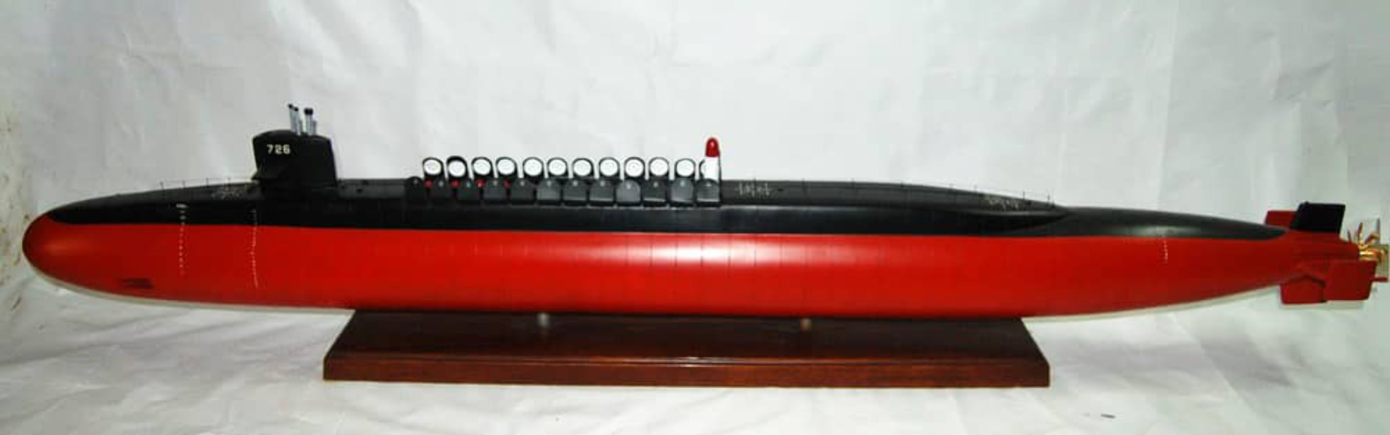 USS Ohio (SSBN-726) Submarine Model,Navy,Scale Model,Mahogany,Ohio ...