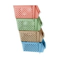 Creekview Home Emporium Plastic Stackable Storage Bin 28in Tall 4pc